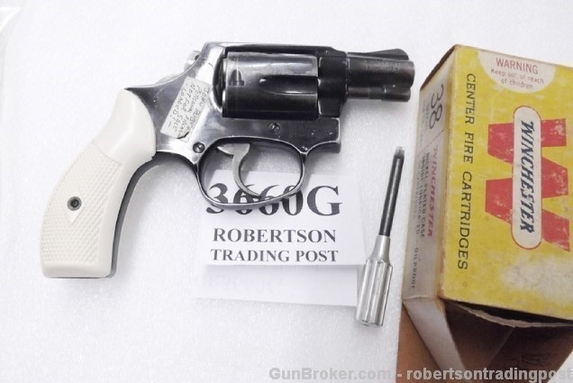 Gray Ivory Grips fit S&W J Revolvers models 36 60 642 Ajax ty 12 $2.50 ...