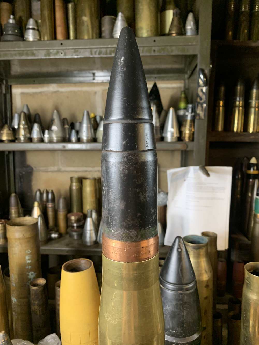 WW2 1943 dated British 6pdr 57mm APCBC. Given to Russia as Lend Lease ...