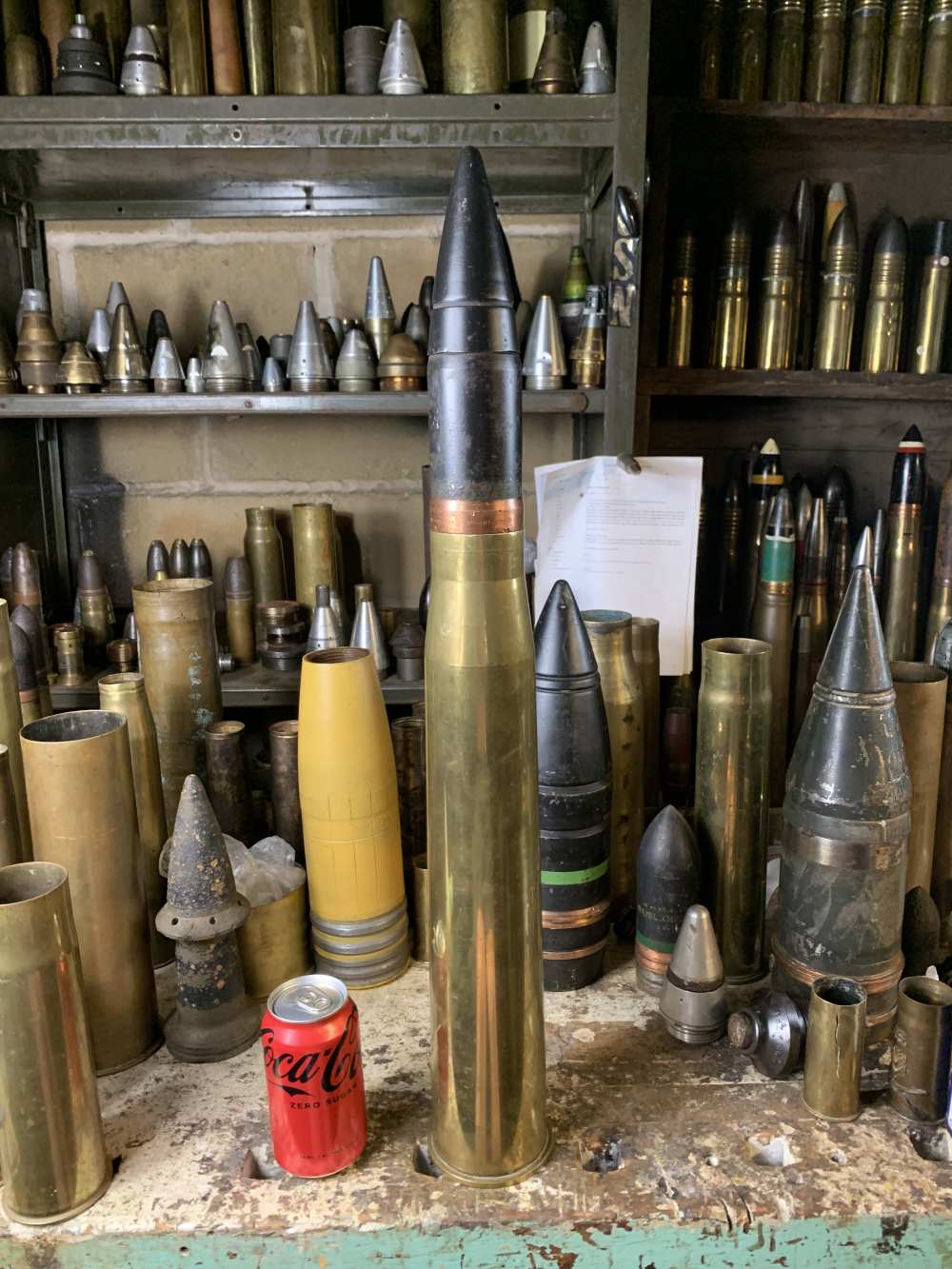 WW2 1943 dated British 6pdr 57mm APCBC. Given to Russia as Lend Lease ...