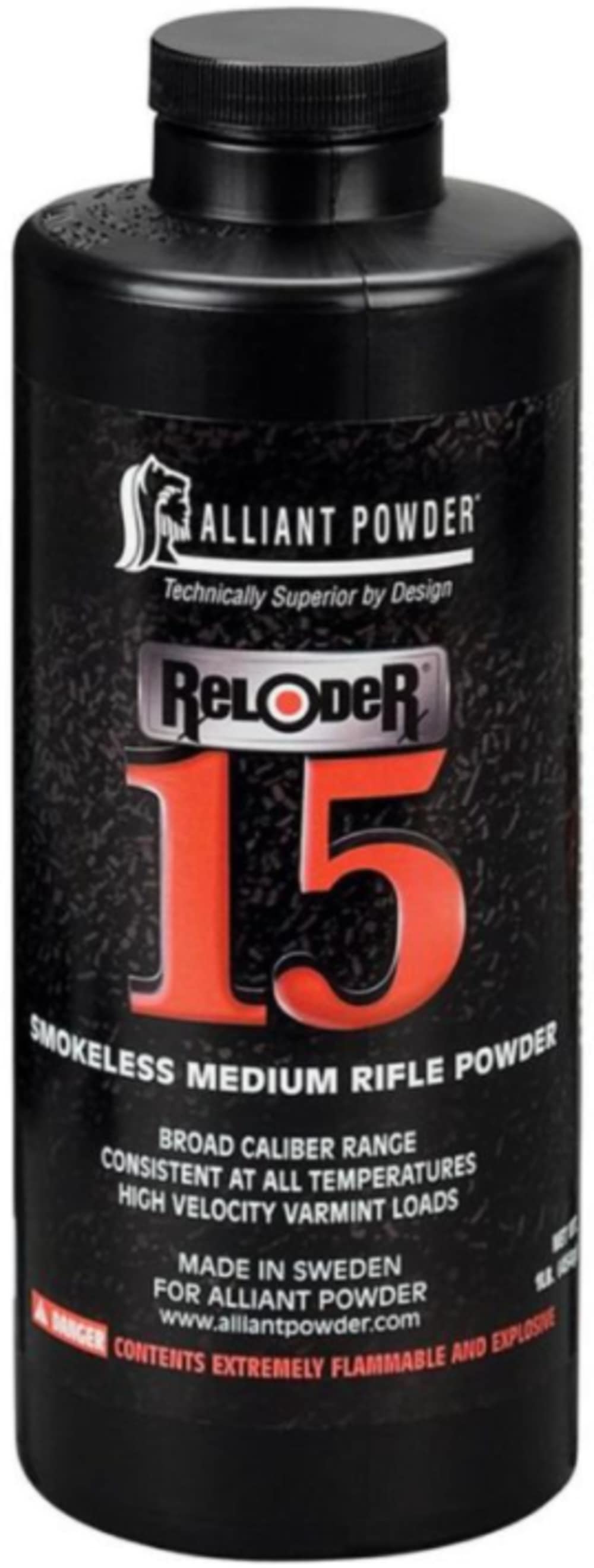 Alliant Reloder 15 Smokeless Powder 1lb Reloder Alliant 15 RL15 ...