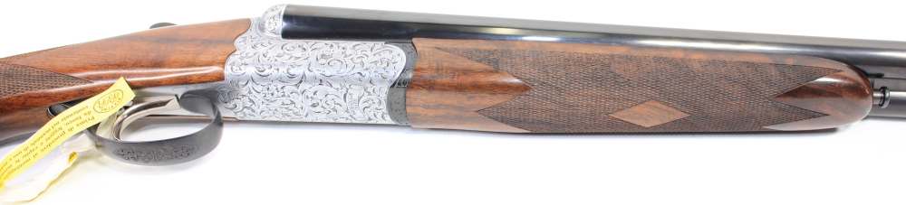 NIB RIZZINI BR550 ROUND BODY 20GA 29" 3" SXS COIN FINISH / BLUED - Side ...