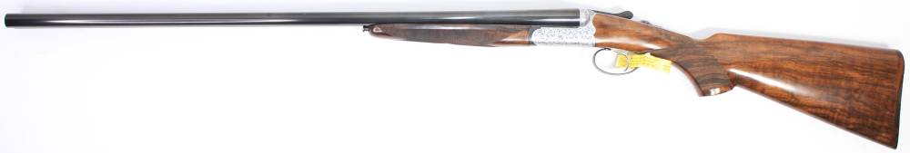 NIB RIZZINI BR550 ROUND BODY 20GA 29" 3" SXS COIN FINISH / BLUED - Side ...