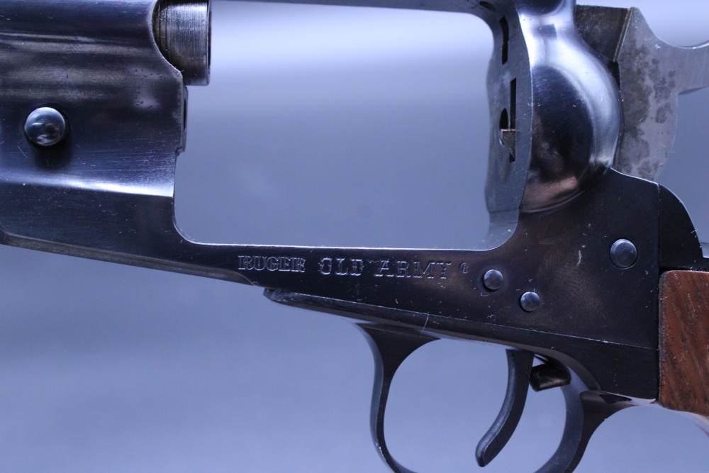 1987 Ruger Old Army .45 Cal Cap & Ball 7.5" 6 Shot Holster Box Kit *No ...