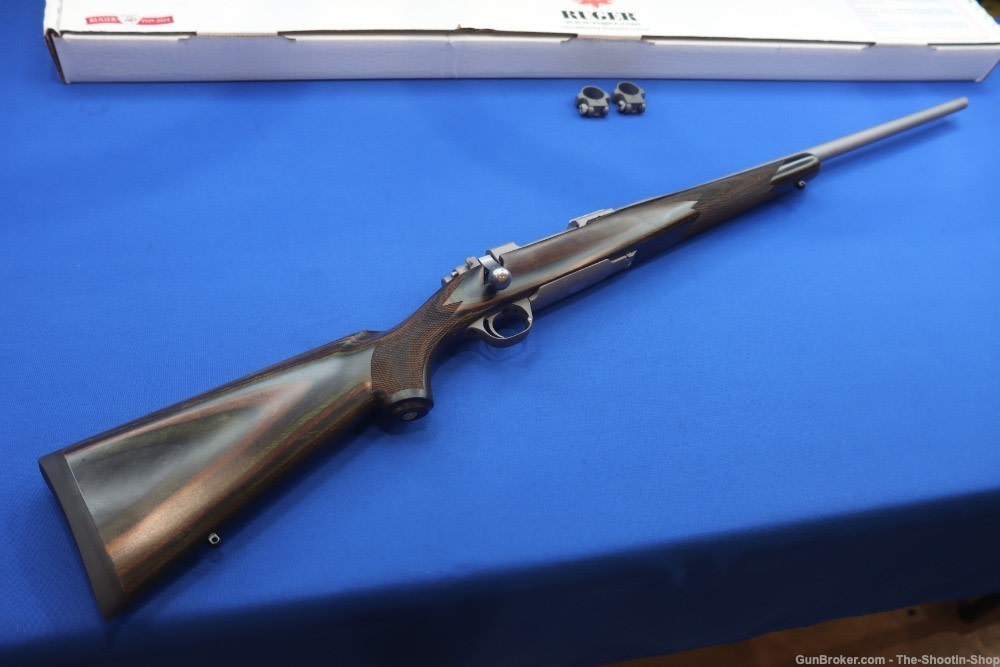 Ruger Model M77 HAWKEYE Rifle Stainless 204 RUG Green Laminate 24 ...