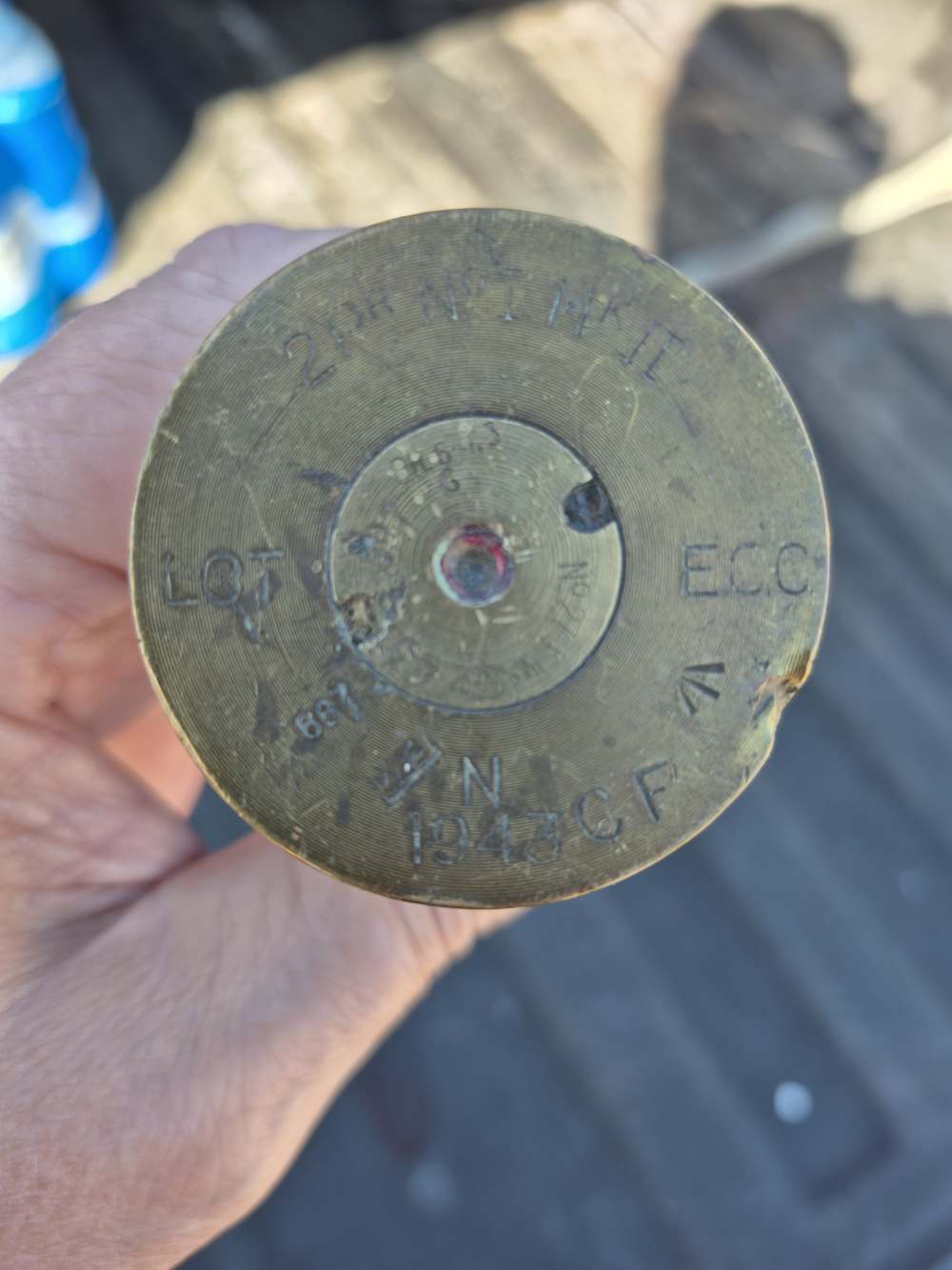 2 British WW2 2 pounder (40mm) shell casings, 1943 - WWI & WWII Collectibles at GunBroker.com ...