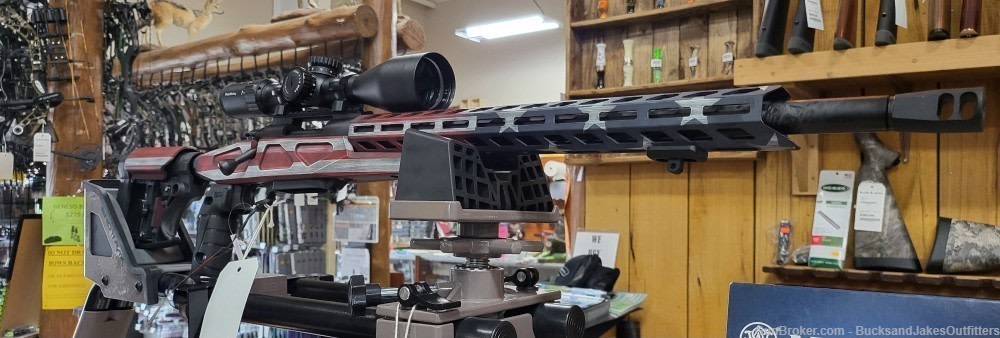 Howa American Flag Chassis Bolt Action Rifle .308 Win 20" Heavy Barrel ...