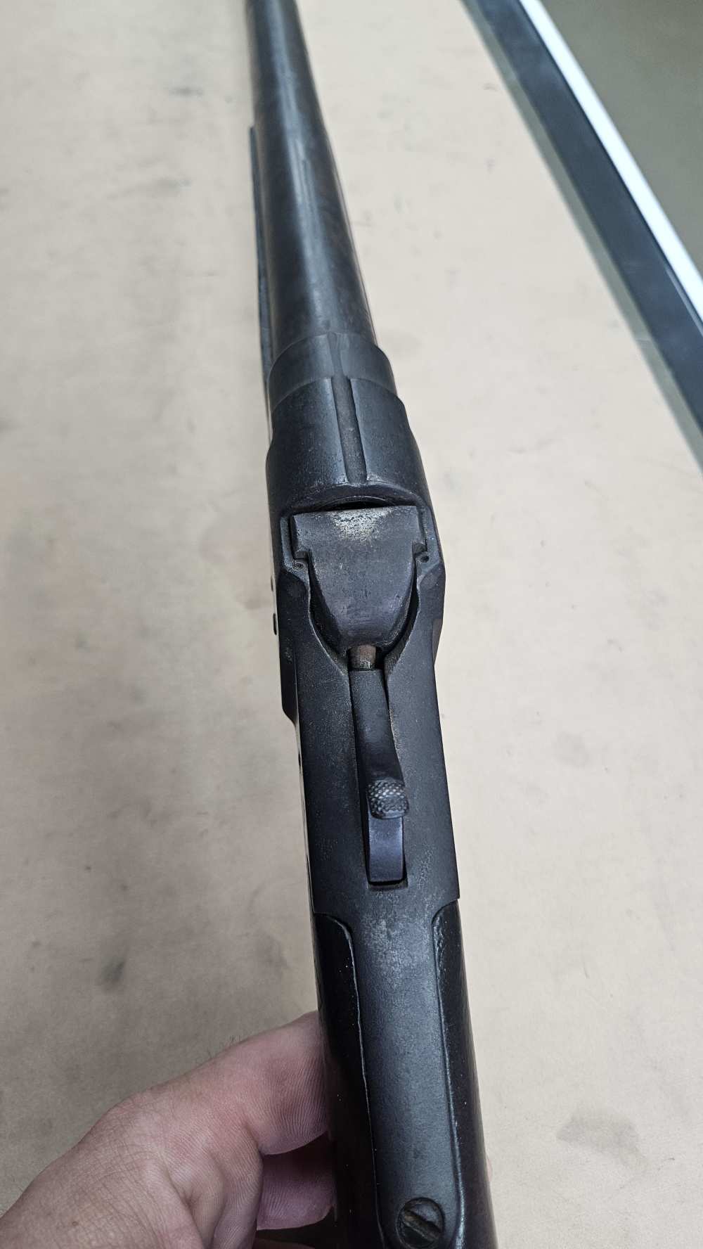 Antique Single-Shot Rifle — Hammer / Falling-block Style — Long Barrel ...