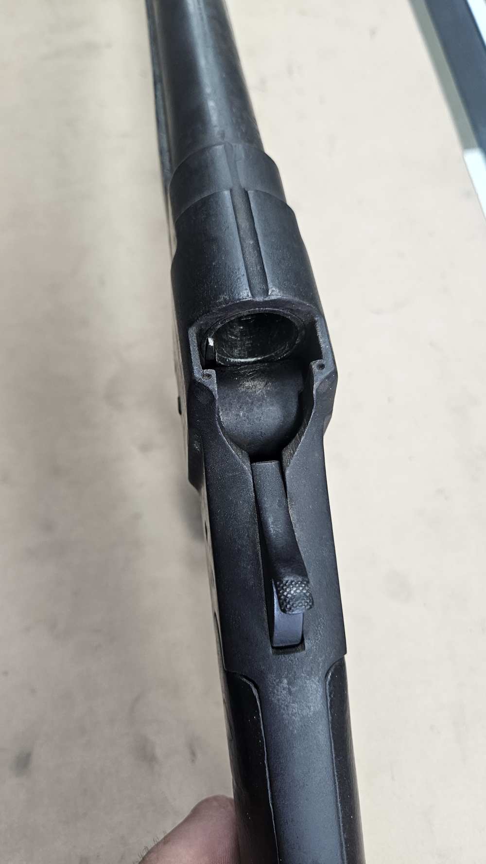 Antique Single-Shot Rifle — Hammer / Falling-block Style — Long Barrel ...