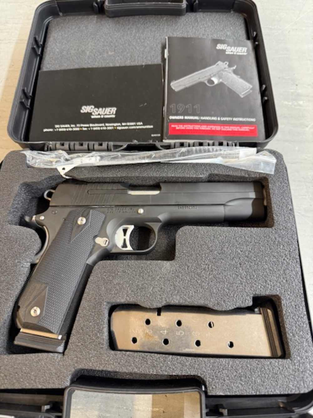 SIG SAUER 1911F-45-NMR FASTBACK NIGHTMARE 45ACP - Semi Auto Pistols at ...
