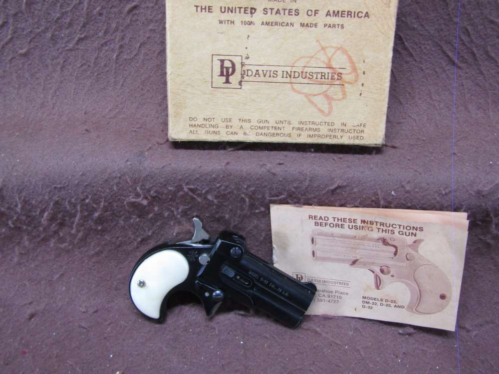 Davis Industries D-22 22 LR Derringer 2.25" BRLs Safety VG Bore - Other ...