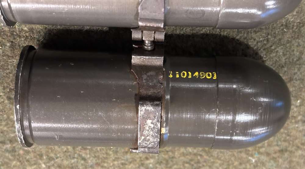 USGI MK19 Grenade Laucher - Inert 40mm High Velocity Aluminum Dummy ...