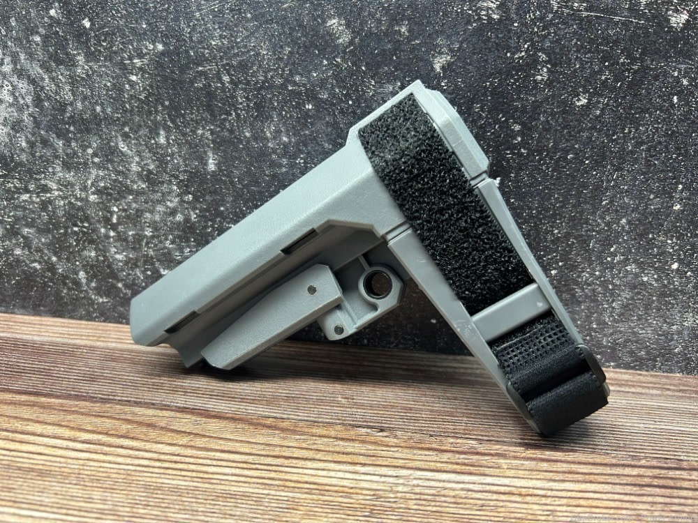 SBA3 STYLE ADJUSTABLE PISTOL STABILIZING BRACE Grey - Other AR ...