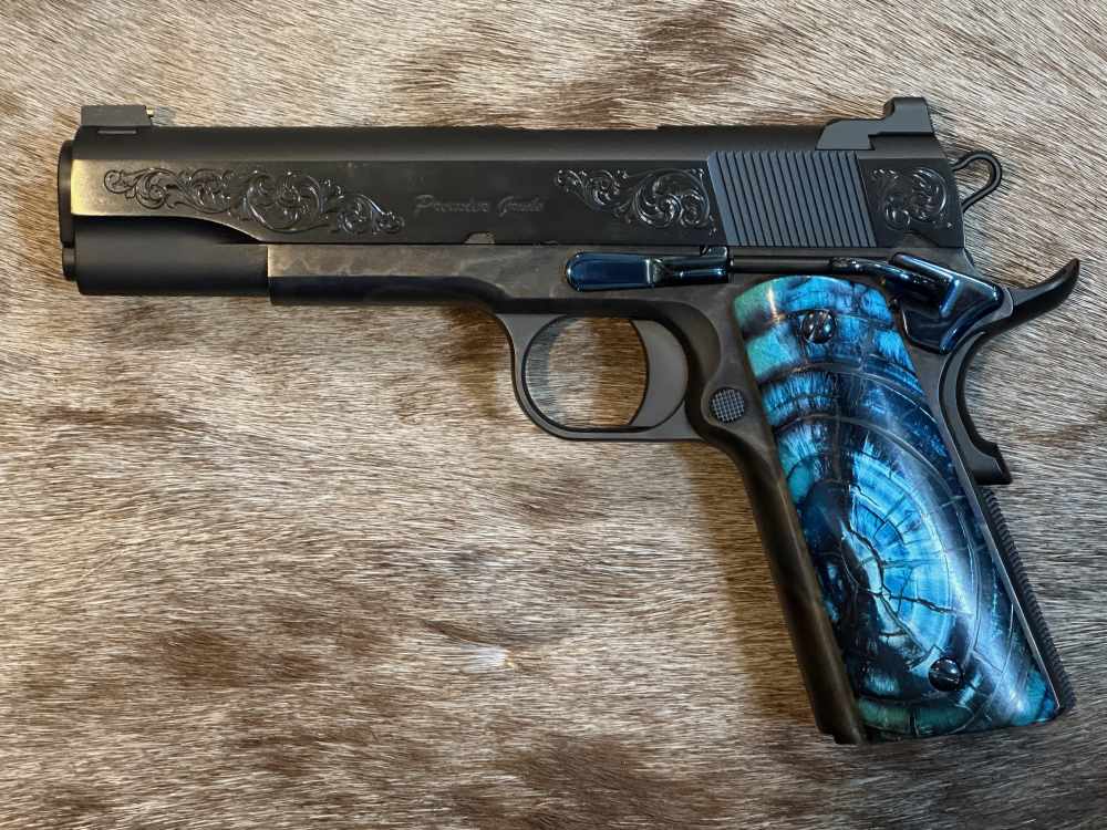 NEW NIGHTHAWK CUSTOM SHOP SPRINGFIELD GOV'T 1911 GARRISON ENGRAVED 45 ...