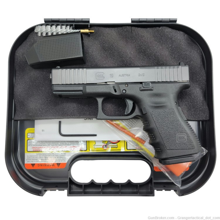 GLOCK 19 MOS GEN3 100% OEM - Semi Auto Pistols at GunBroker.com ...