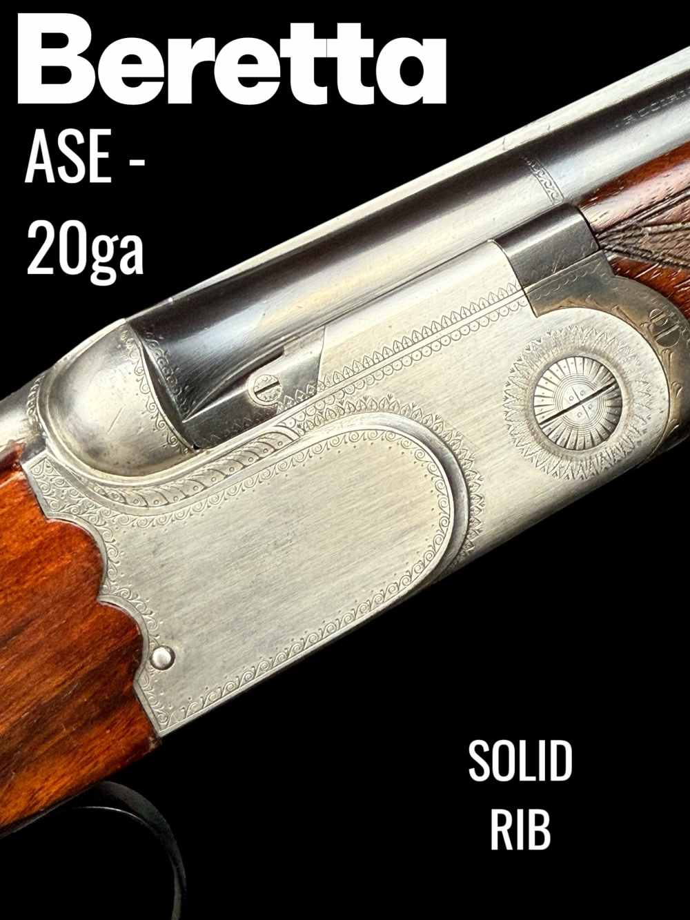 BERETTA - ASE - 20GA - SOLID RIB - STRAIGHT STOCK - SINGLE TRIGGER ...