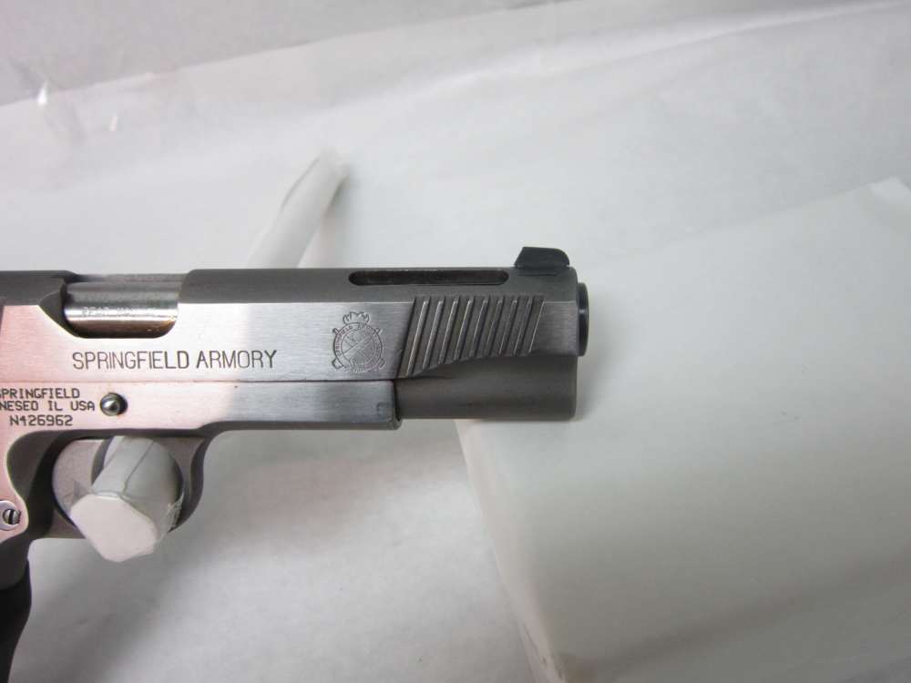 Springfield Armory 1911-A1 V12 W/ Ported Bull Barrel & CT Laser Grips ...