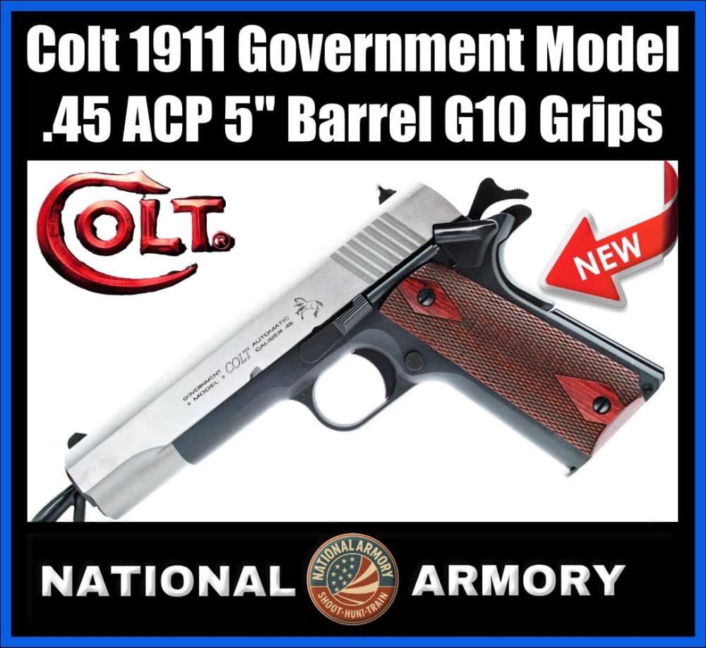 *Brand New* Colt 1911 Government Model .45 ACP 5" Barrel G10 *PRICE ...
