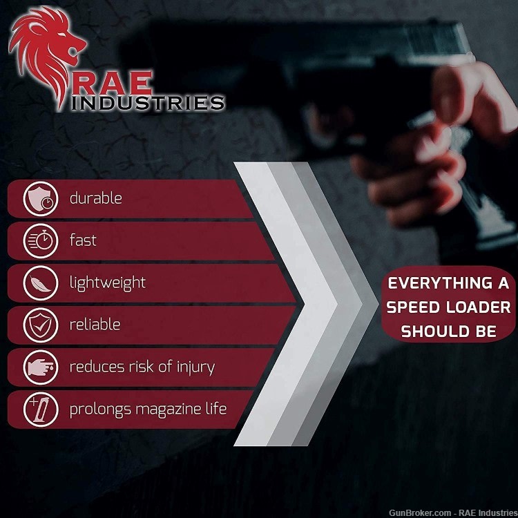 FMK ELITE USMC BULLDOG Semi-Auto Pistol 9mm MAGAZINE SPEED LOADER ...