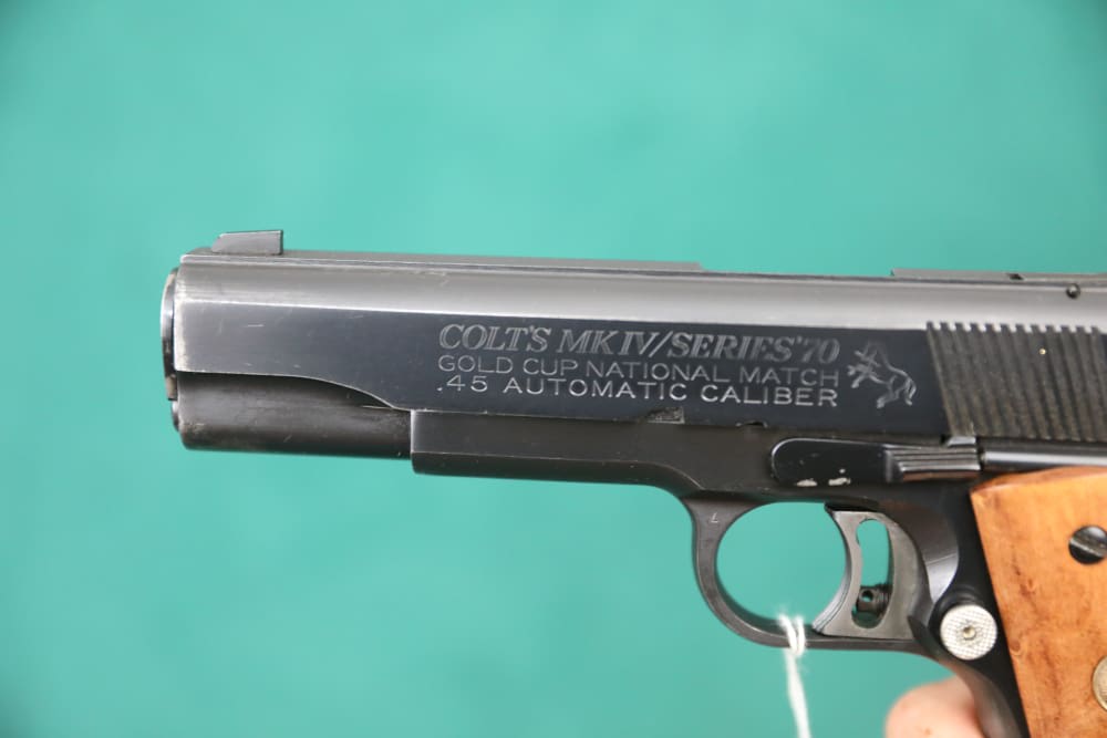 B6314* Colt MK IV Series 70 Gold Cup National Match 1911 45 ACP - Semi Auto Pistols at GunBroker ...