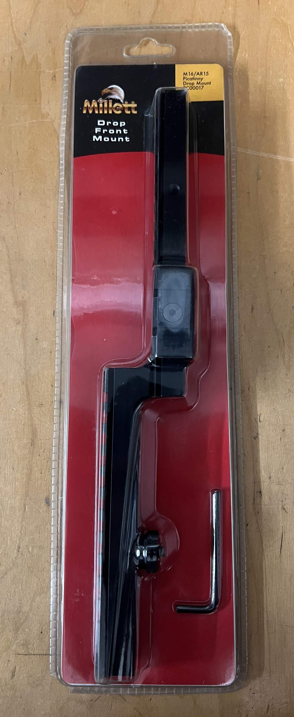 MILLETT M16/AR15 PICATINNY DROP FRONT MOUNT BLACK PC00017 - Other AR ...