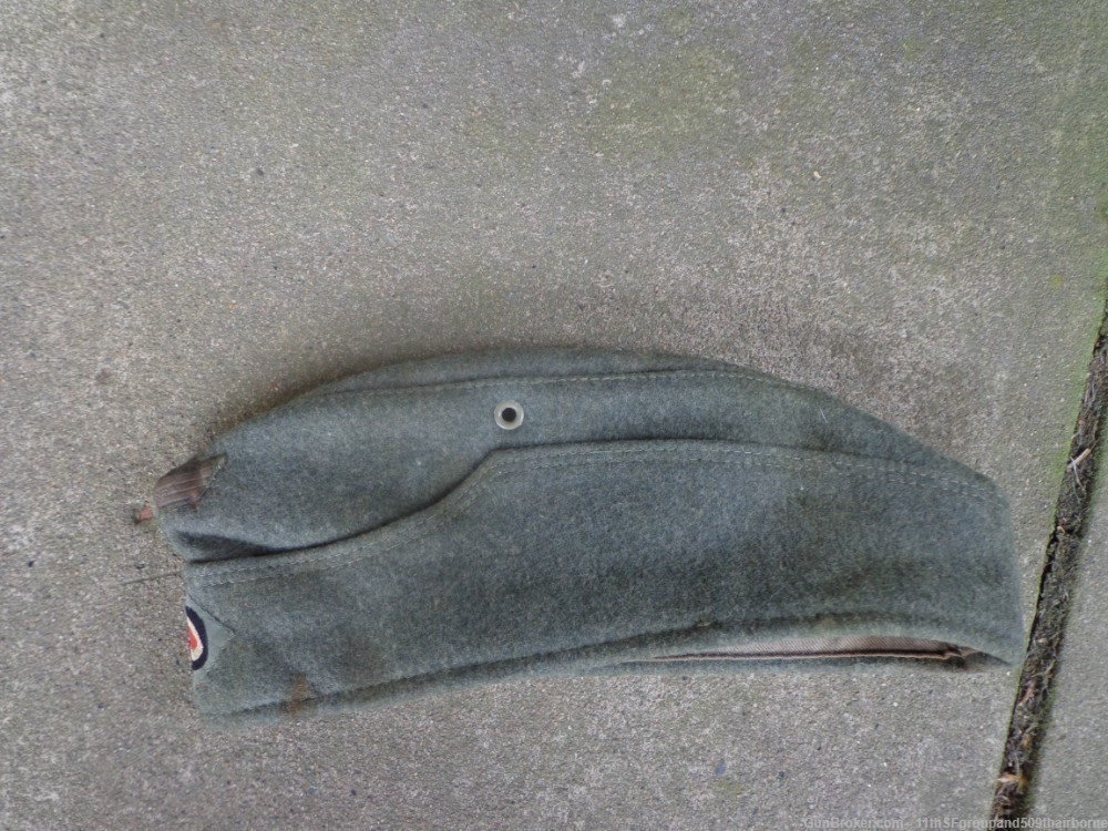 WW2 German Army M1934 EM Overseas Cap - WWI & WWII Collectibles at GunBroker.com : 1129246266