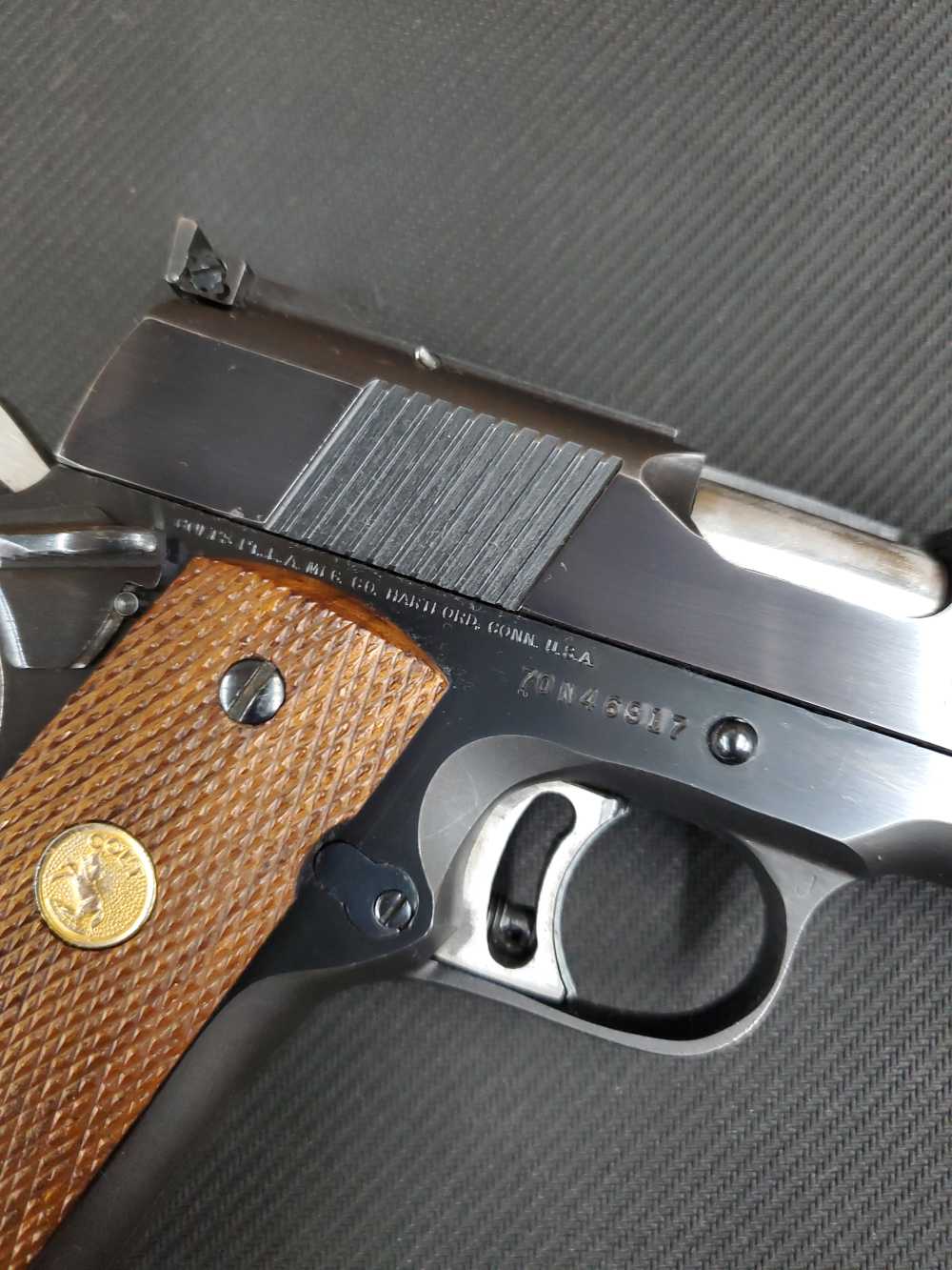 Colt MK IV Series 70 — Gold Cup National Match — .45 ACP — 1977 - Semi Auto Pistols at GunBroker ...