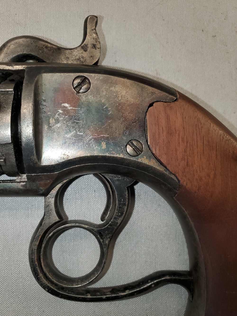 SAVAGE FIGURE 8 NAVY REVOLVER CIVIL WAR 1861 .36 CAL ANTIQUE - Civil ...