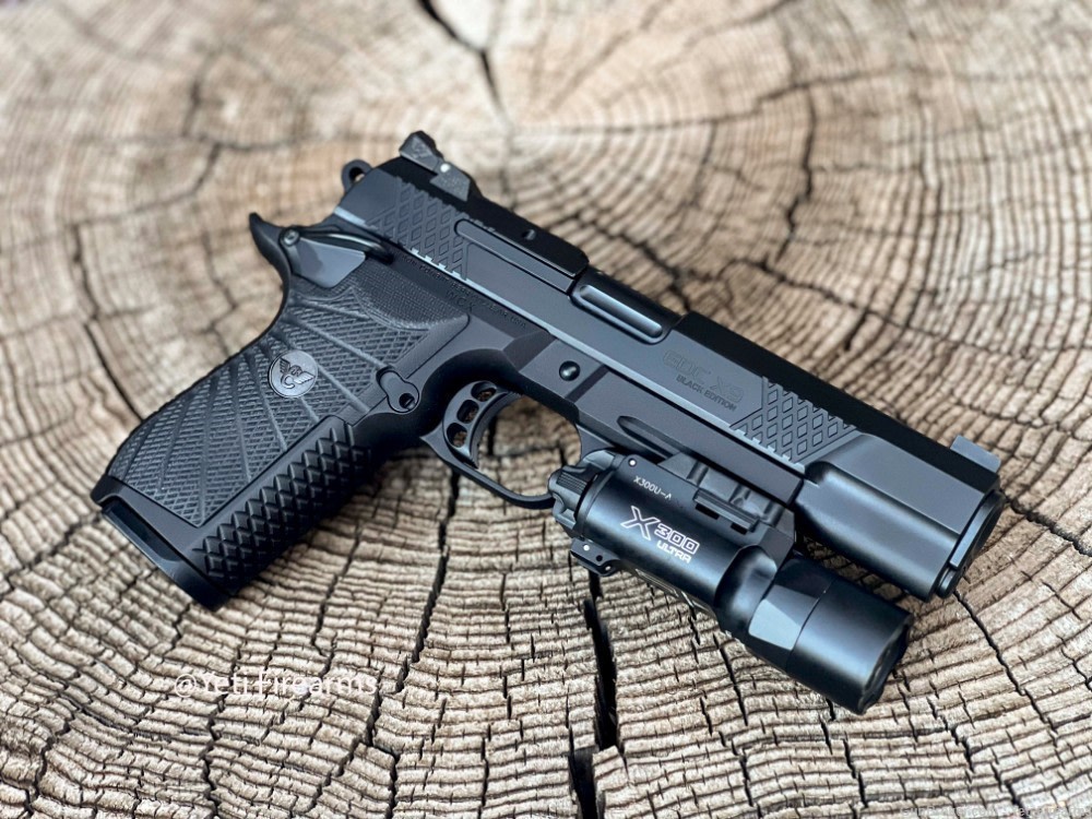 Wilson Combat EDC X9L 9mm Black Edition W/ Rail & Surefire X300 ...