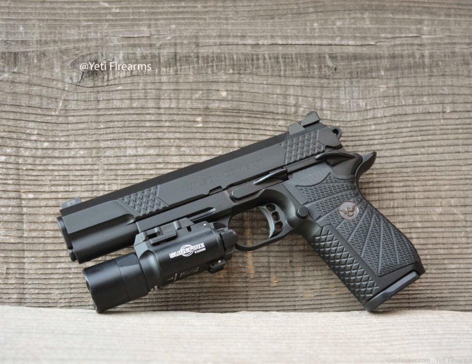 Wilson Combat EDC X9L 9mm Black Edition W/ Rail & Surefire X300 ...