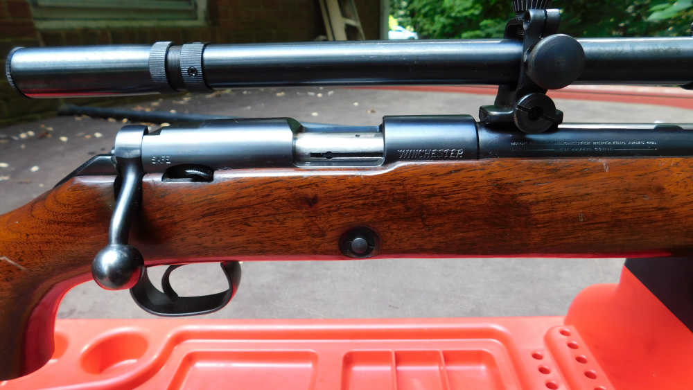 Winchester M52 Rifle * Made 1949 * With New HiLux Scope * VG * - Bolt ...