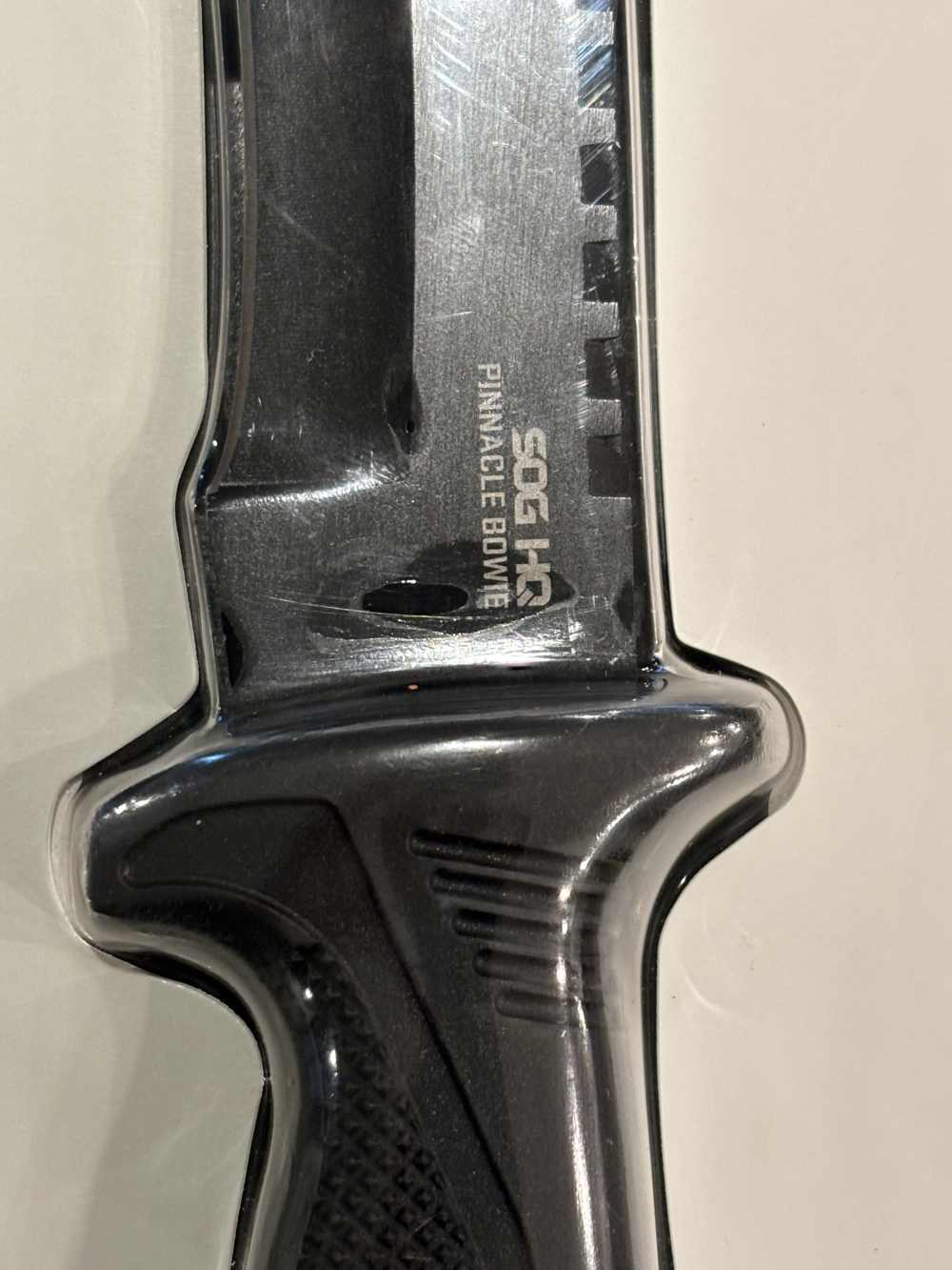 New Old Stock - SOG Pinnacle Bowie Bushcraft Knife and Sheath ...