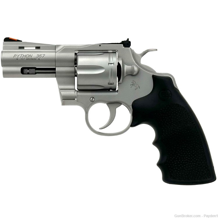 Colt Python - 3" Barrel (.357 Magnum) - Bead Blast Stainless Steel ...