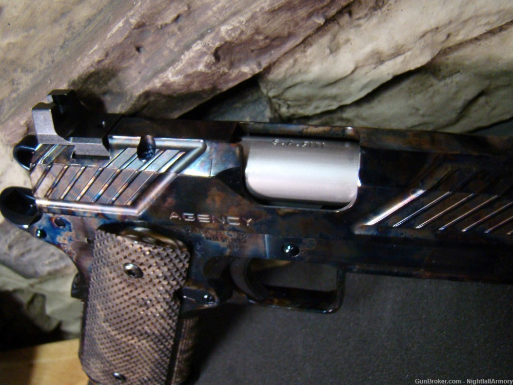 SK Guns Custom 1911 Agent Firecrest 9mm color case Para-ported OR ...