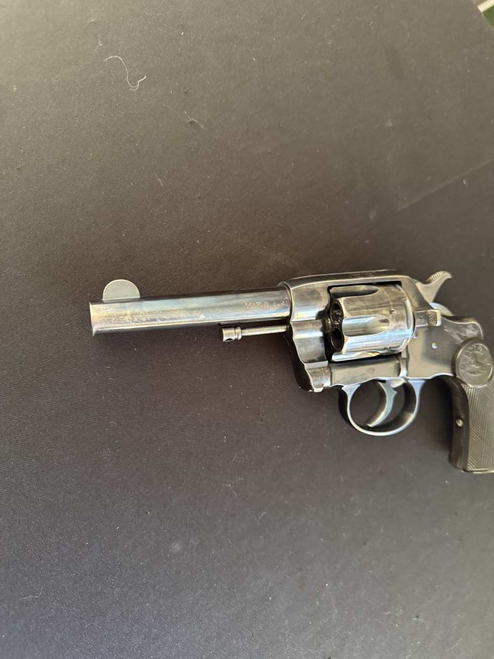 SCARCE BLUE COLT 1895 NEW ARMY NAVY D.A. 41 DOUBLE ACTION REVOLVER ...