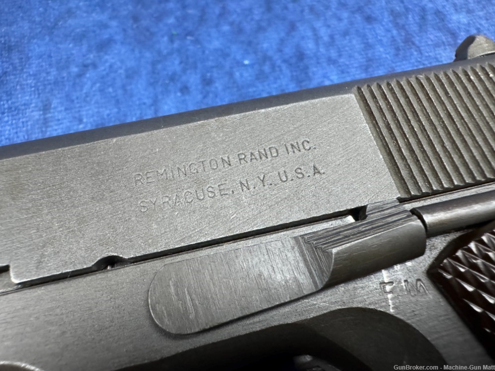 1945 Remington Rand 1911A1 US Army WWII C&R - Semi Auto Pistols at GunBroker.com : 1129867785