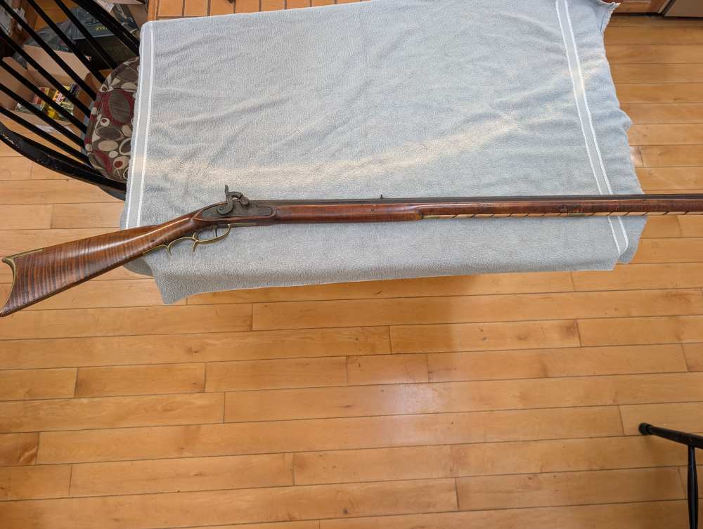 Pennsylvania long rifle percussion mid 1800s - Black Powder ...