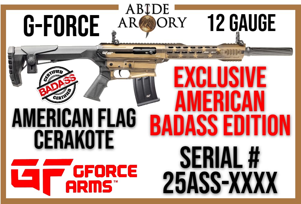 GFORCE-12GA Semi-Auto GF25 G-FORCE AMERICAN BADASS GF25MERCA ...