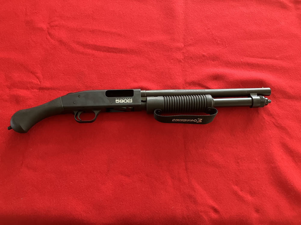 Mossberg 590S Shockwave 8 Shot - Pump Action Shotguns at GunBroker.com ...