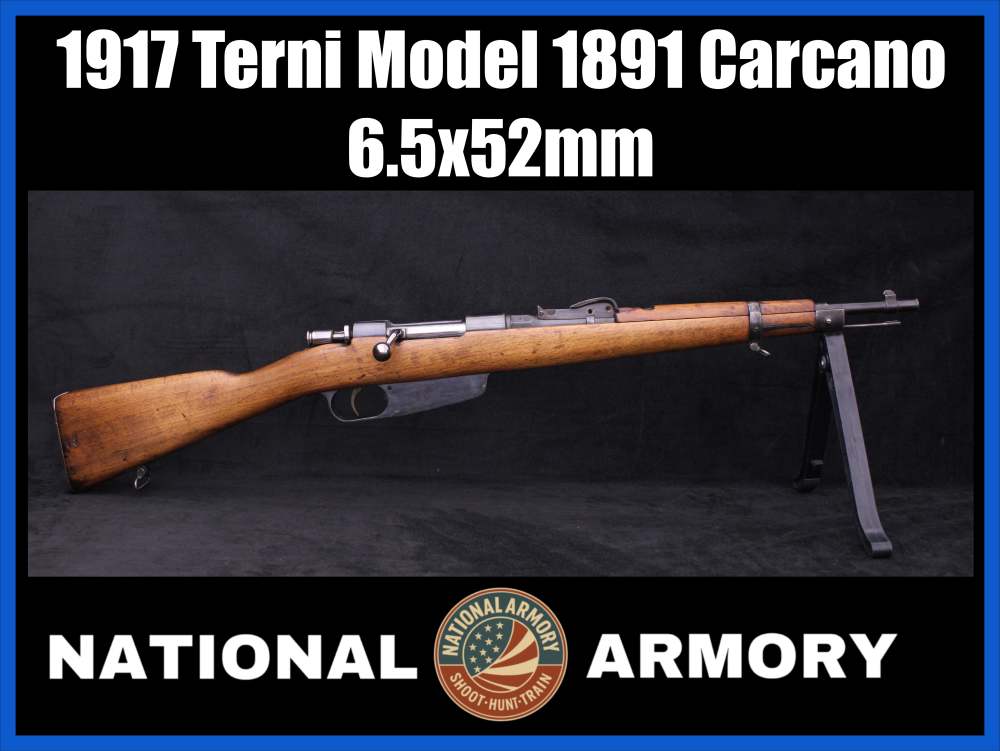 1917 Terni Model 1891 Carcano 6.5x52mm 18" BBL Italian Service Rifle ...
