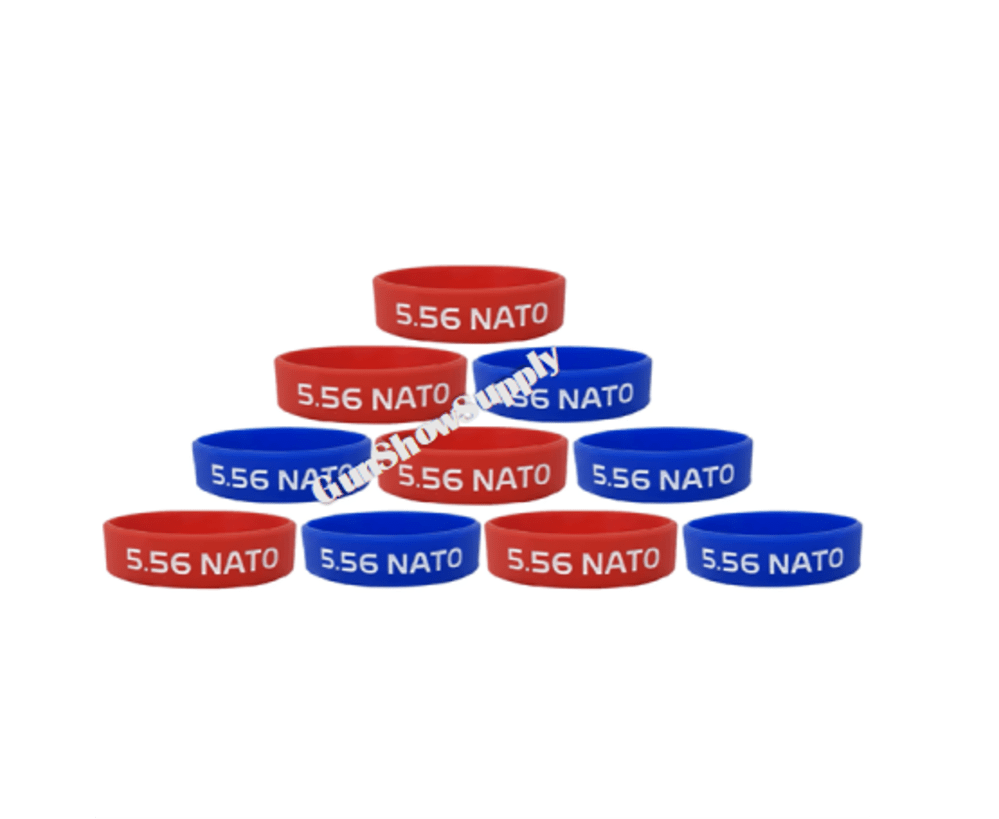 5.56 NATO (5 - Blue & 5 - Red) Mag Marking Band (10 Pack) - Other AR ...