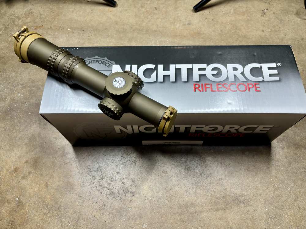 NIB Nightforce ATACR 1-8 FDE Mil F-DMx Reticle C672 LPVO FFP - Scopes ...