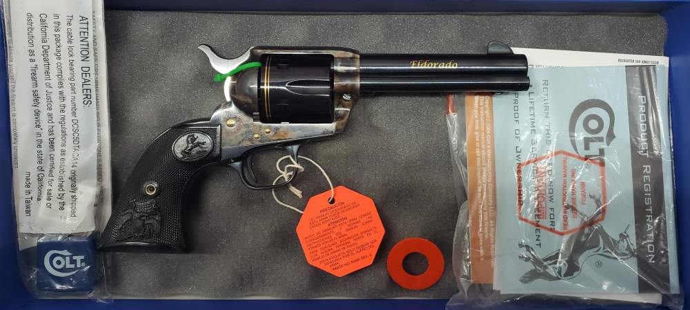 NIB RARE Colt SAA Eldorado 1 of 25 CCH Blued 24kt gold CLTP1840 GRAIL ...