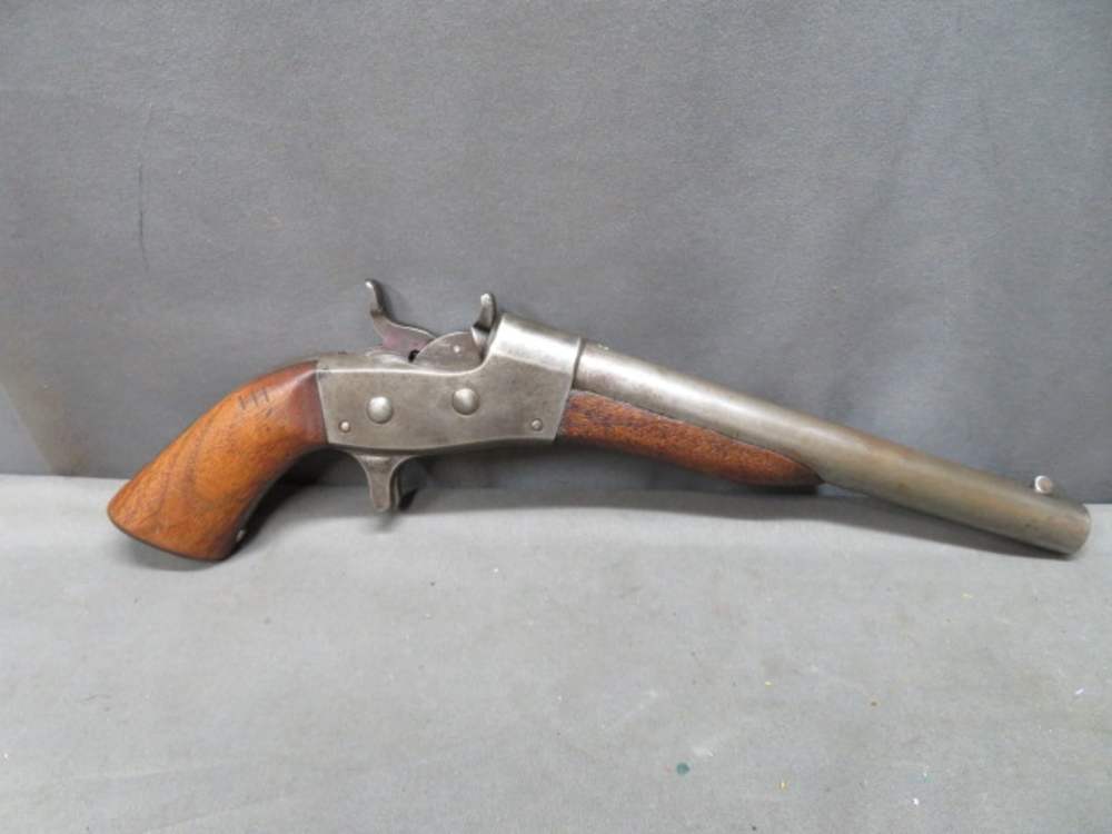 ANTIQUE REMINGTON MODEL 1865 NAVY ROLLING BLOCK PISTOL-.50 RIMFIRE ...