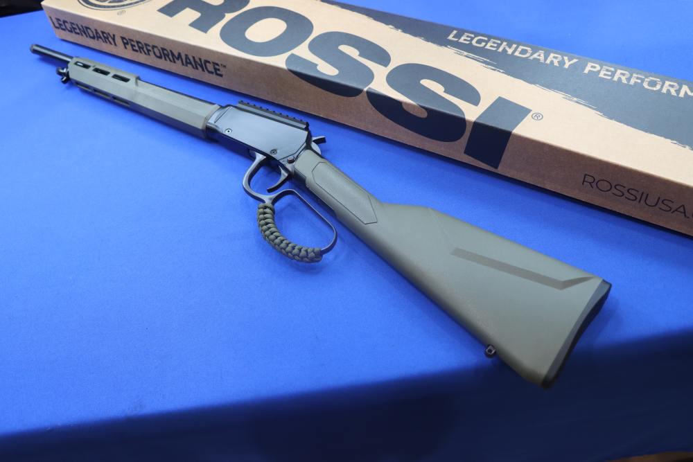Rossi Model RIO BRAVO Tactical Lever Rifle 22LR OD GREEN 16" Threaded ...
