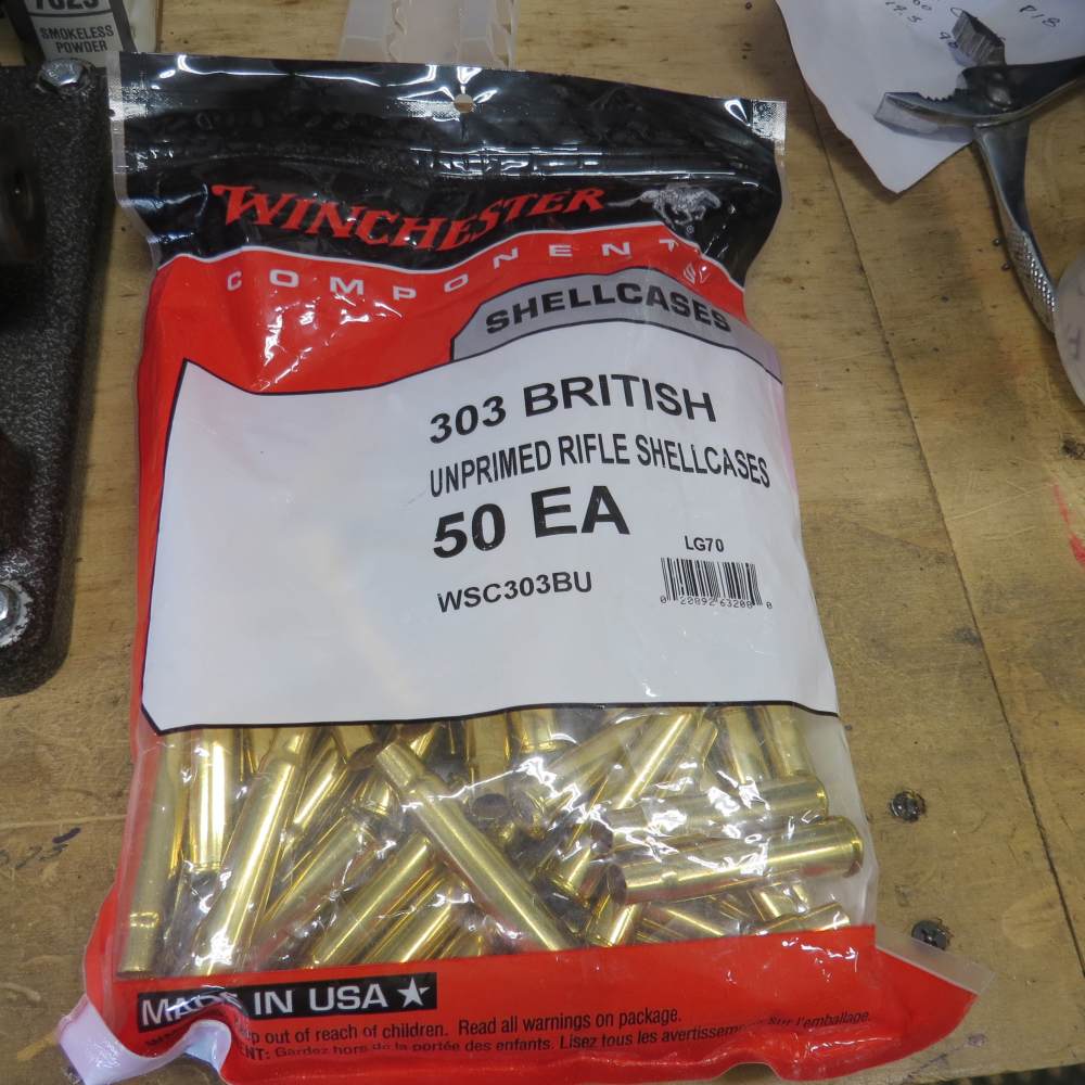 50 Cases 303 British Winchester Brass New - Reloading Brass at ...