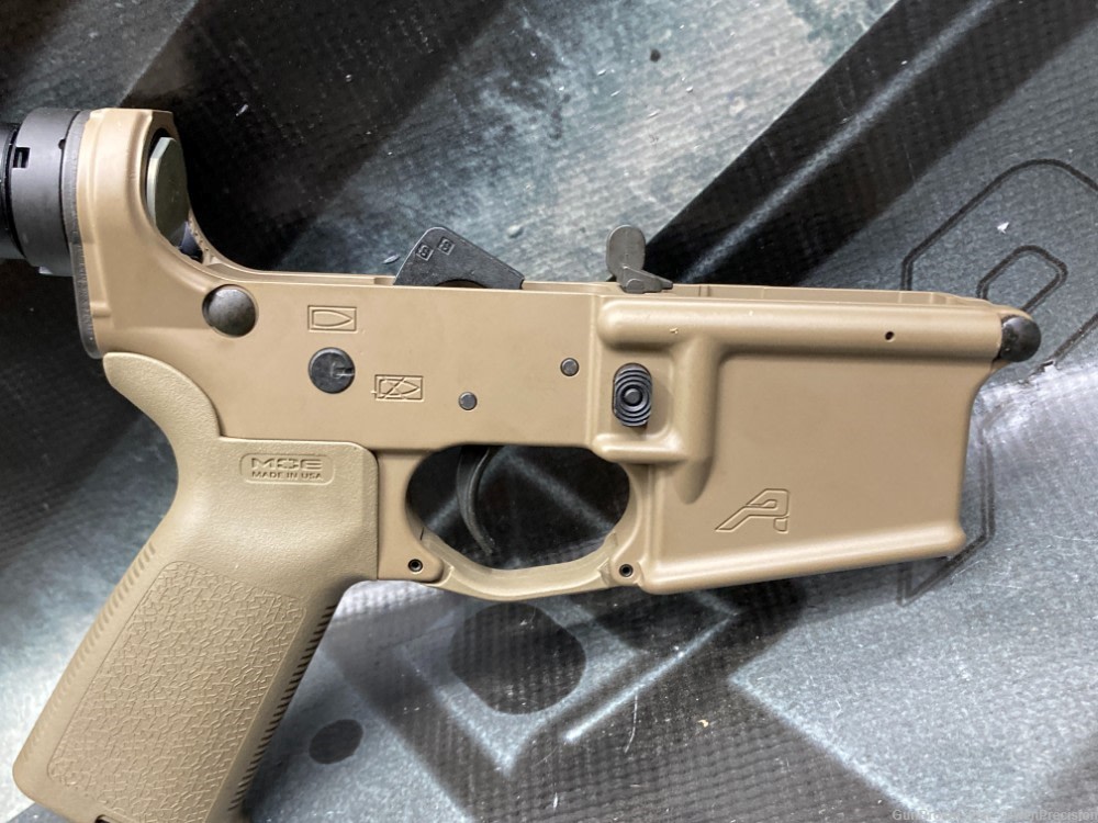 AR-15 Aero Precision X15 FDE lower receiver 5.5# trigger MOE grip SBA3 ...