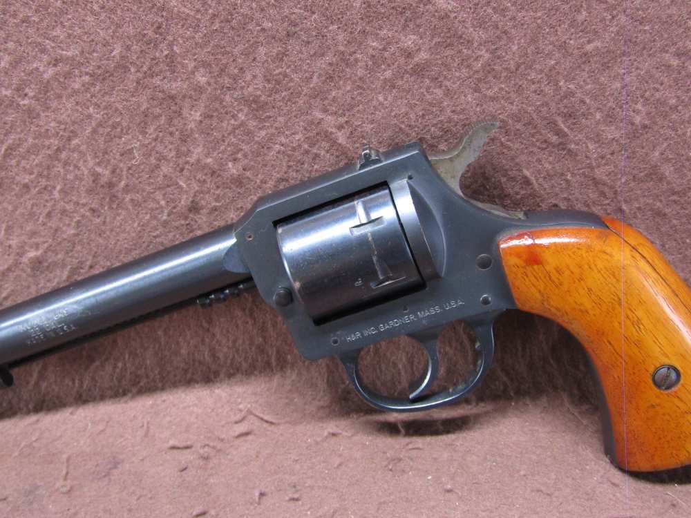 Harrington & Richardson H&R 649 22 LR/WMR 6 Shot DA/SA 7.5" BRL VG Bore ...