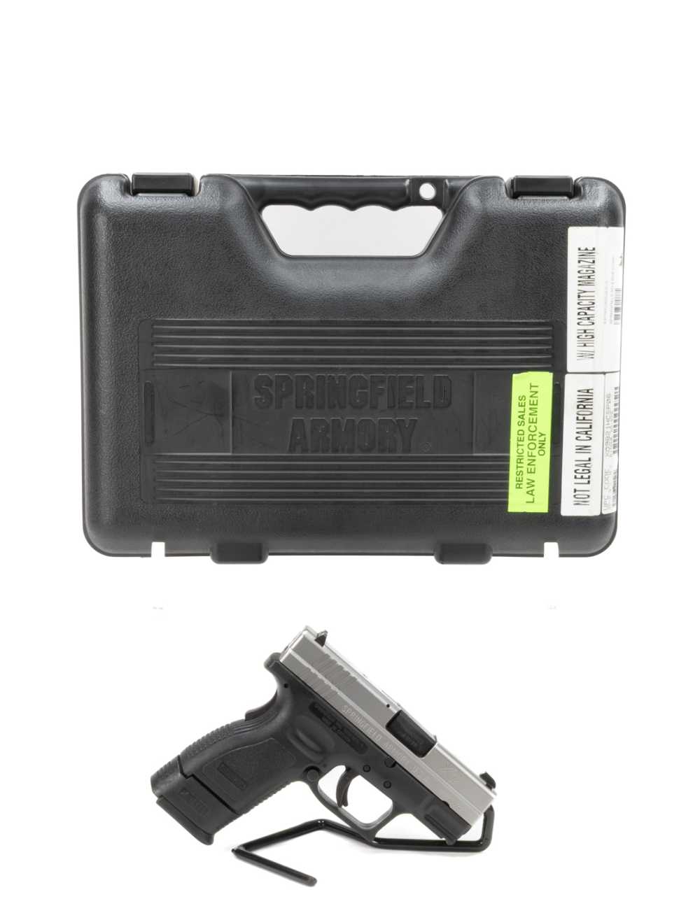 Police Trade In Springfield XD-9 Sub-Compact 9mm 16+1 Two Tone w ...