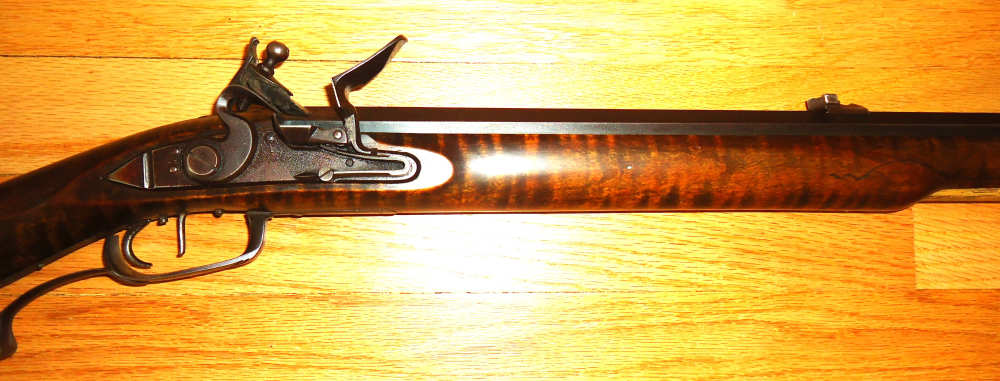 Southern Mountain Poor Boy Flintlock Rifle. Swamped Sharon 54 cal ...