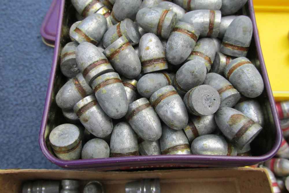 Bullets, Hard Cast & Lubed, 45 Caliber 554 Bullets Total - Reloading ...